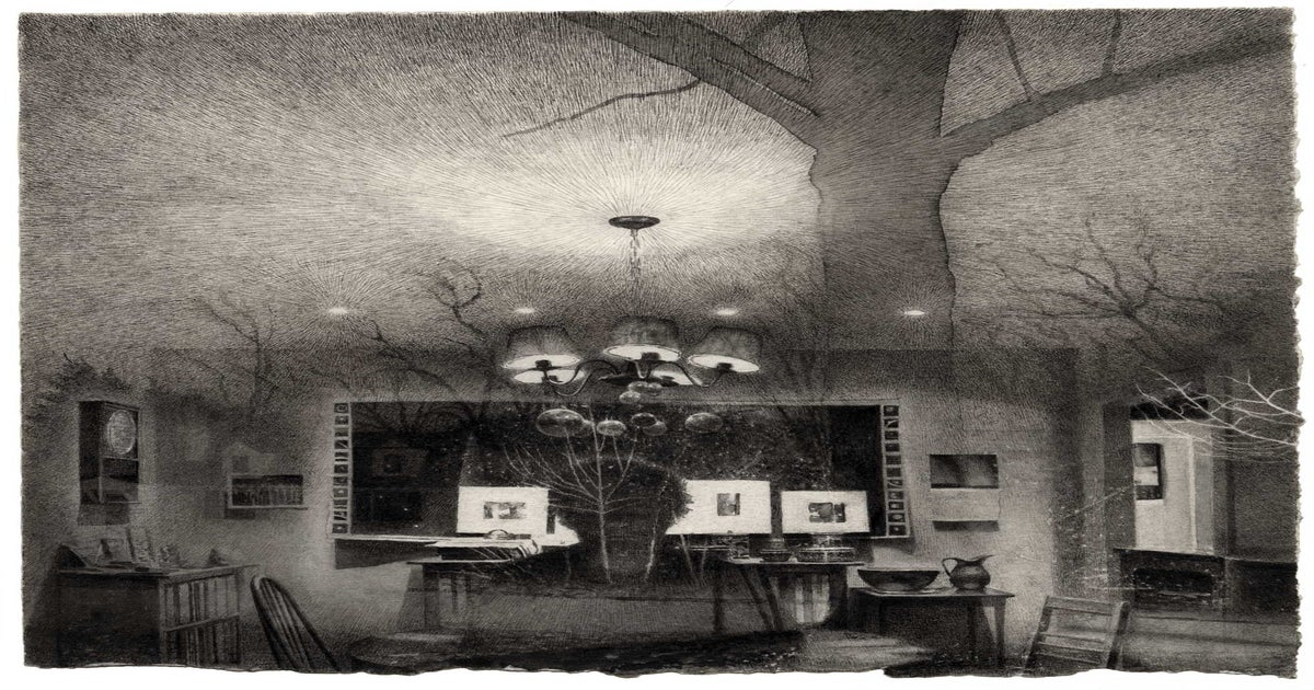 Self-Portrait with Night Sky, 2020-2023 | Charles Ritchie