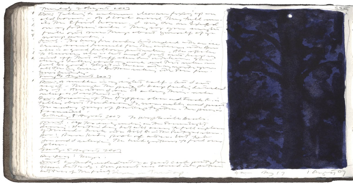 Study of Moon in Treetop | Charles Ritchie