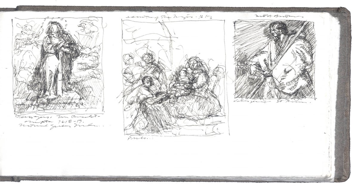 Three Sketches after Diego Velázquez | Charles Ritchie