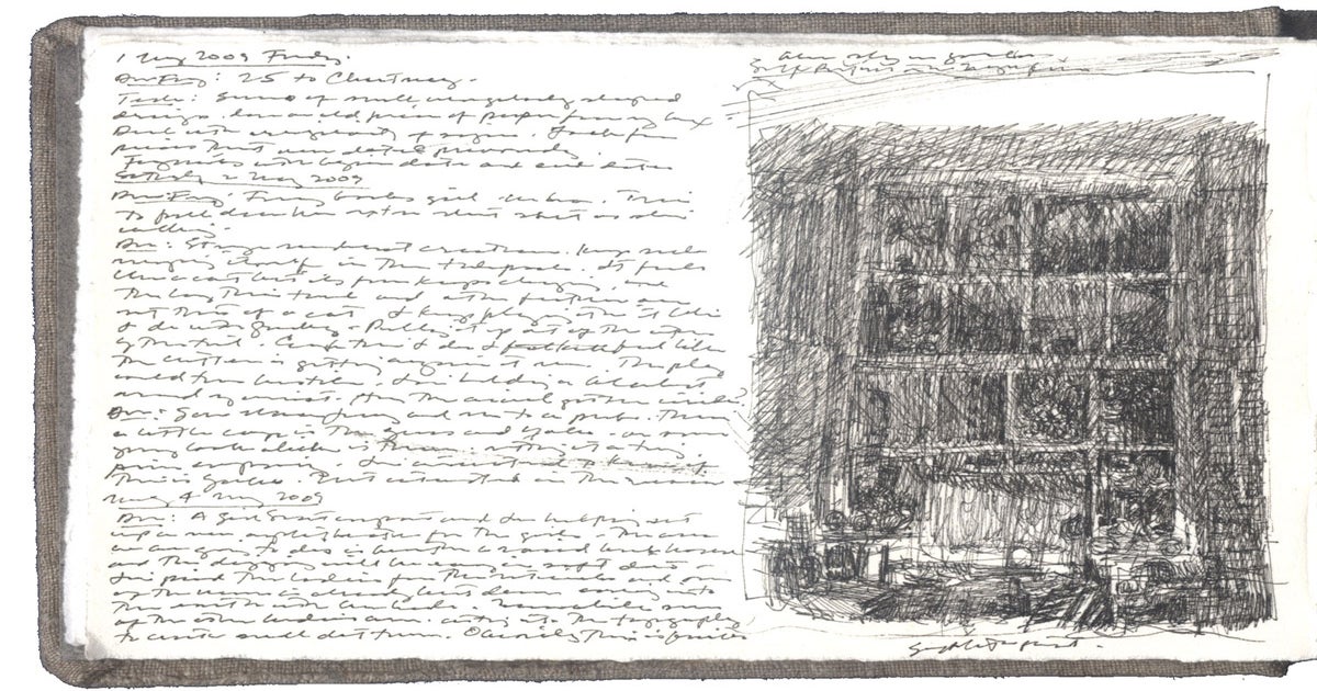 Study for Self-Portrait with Drawing and Lens | Charles Ritchie